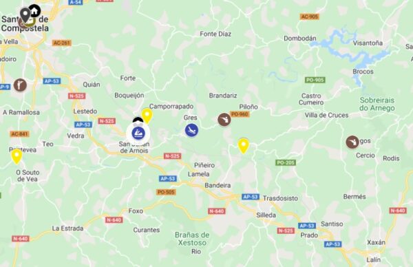 Silleda, Vila de Cruces, Ponte Ulla, Vedra y Lalín. Entorno ríos Ulla y ...